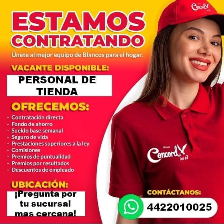 Se Solicita Personal de Tienda - Ver empleo